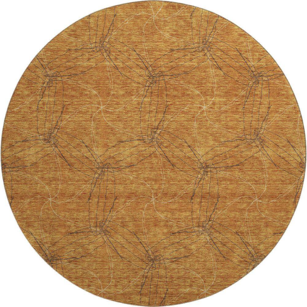 Addison Rugs Mayfield Premium Machine Washable Abstract AMF968 Copper 8 ...