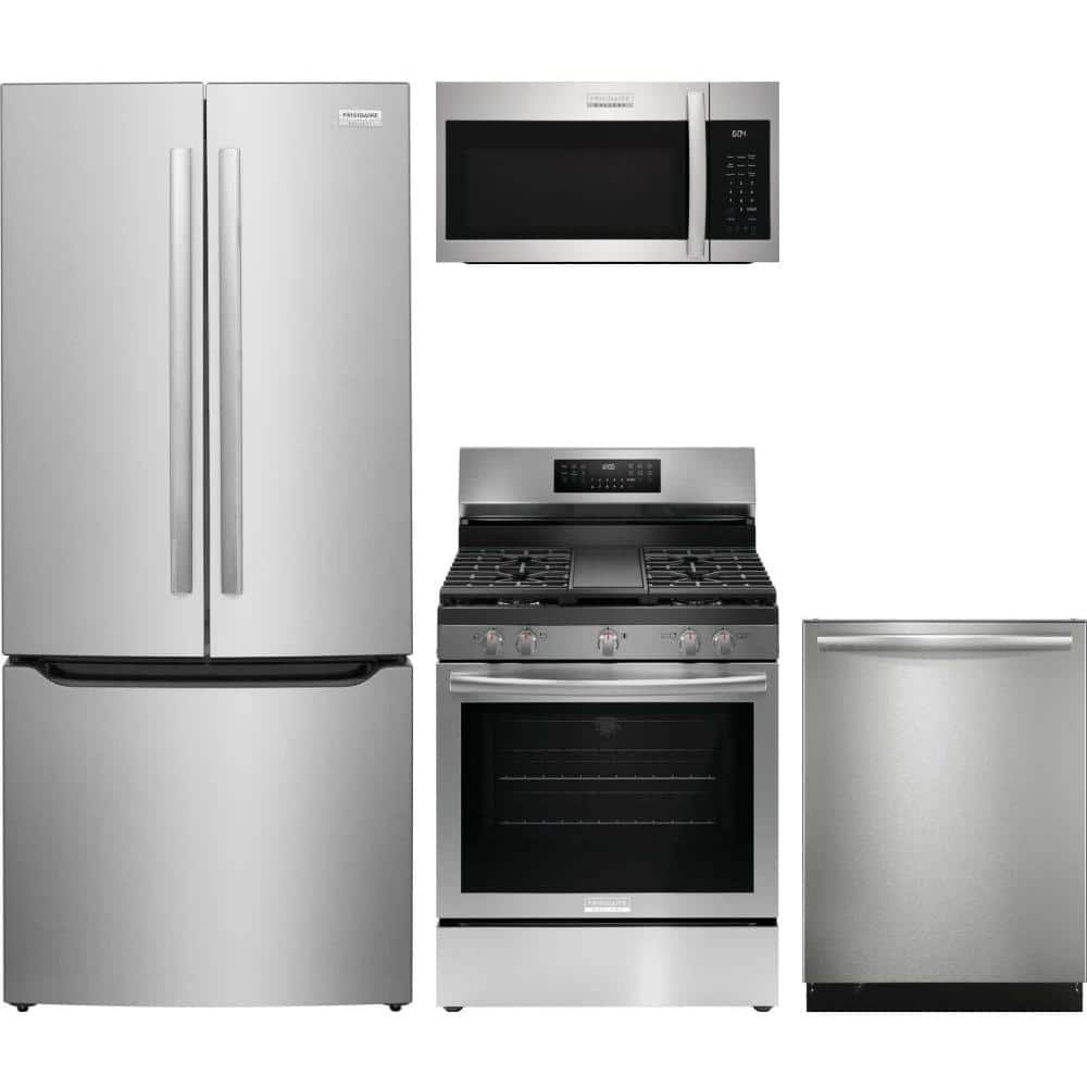 Frigidaire Gallery 20 cu. ft. Standard Depth Refrigerator with 5 Burner ...