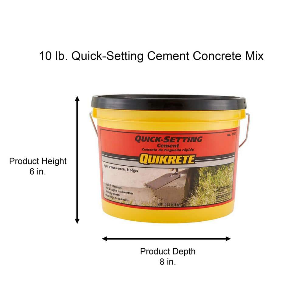 10 lb. Quick-Setting Cement Concrete Mix Best Deals and Price History ...