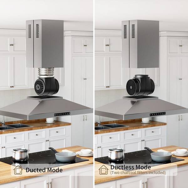 Quietest island range hood store