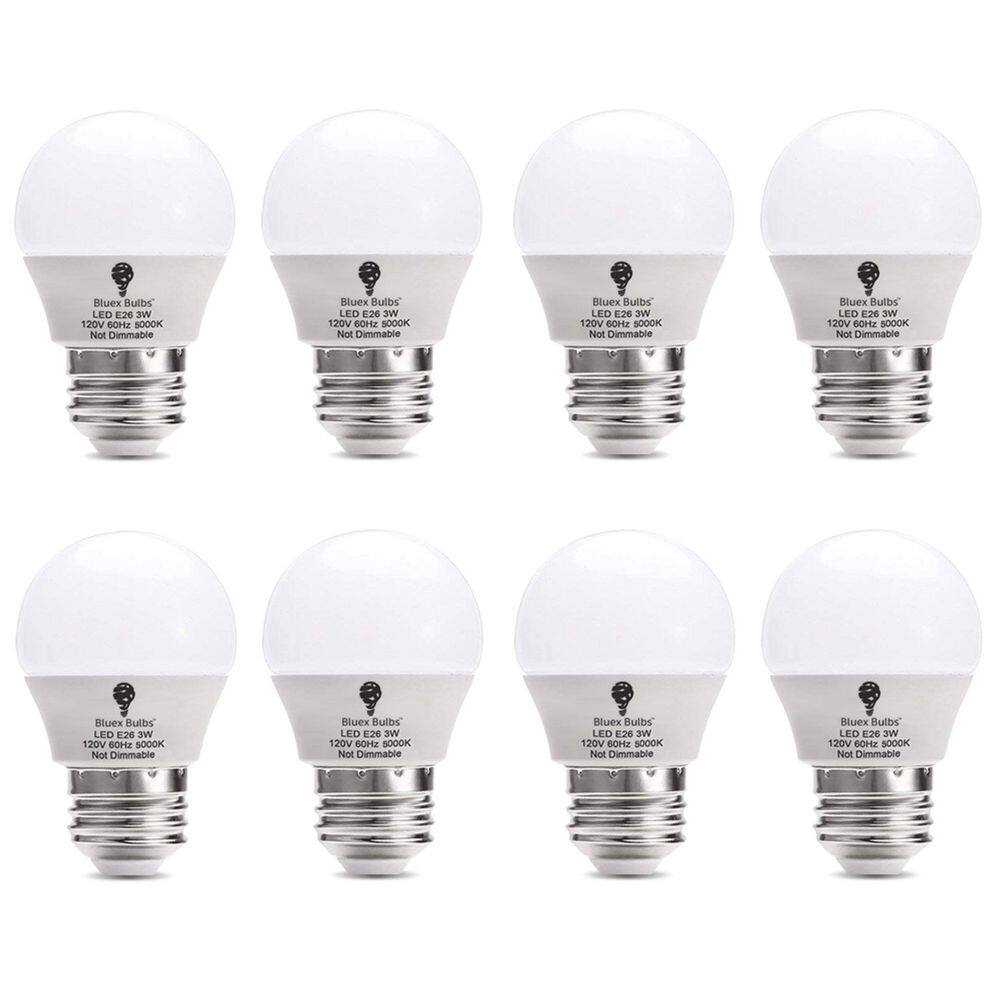 BLUEX BULBS 25-Watt Equivalent G14 Household Indoor LED Light Bulb in ...