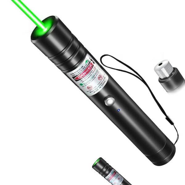 Lukyamzn Rechargeable Green Beam Screen Flashlight Long Distance Range ...