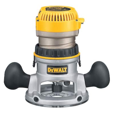 DEWALT 7 Amp Corded 1-1/4 Horsepower Compact Router with Plunge Base ...
