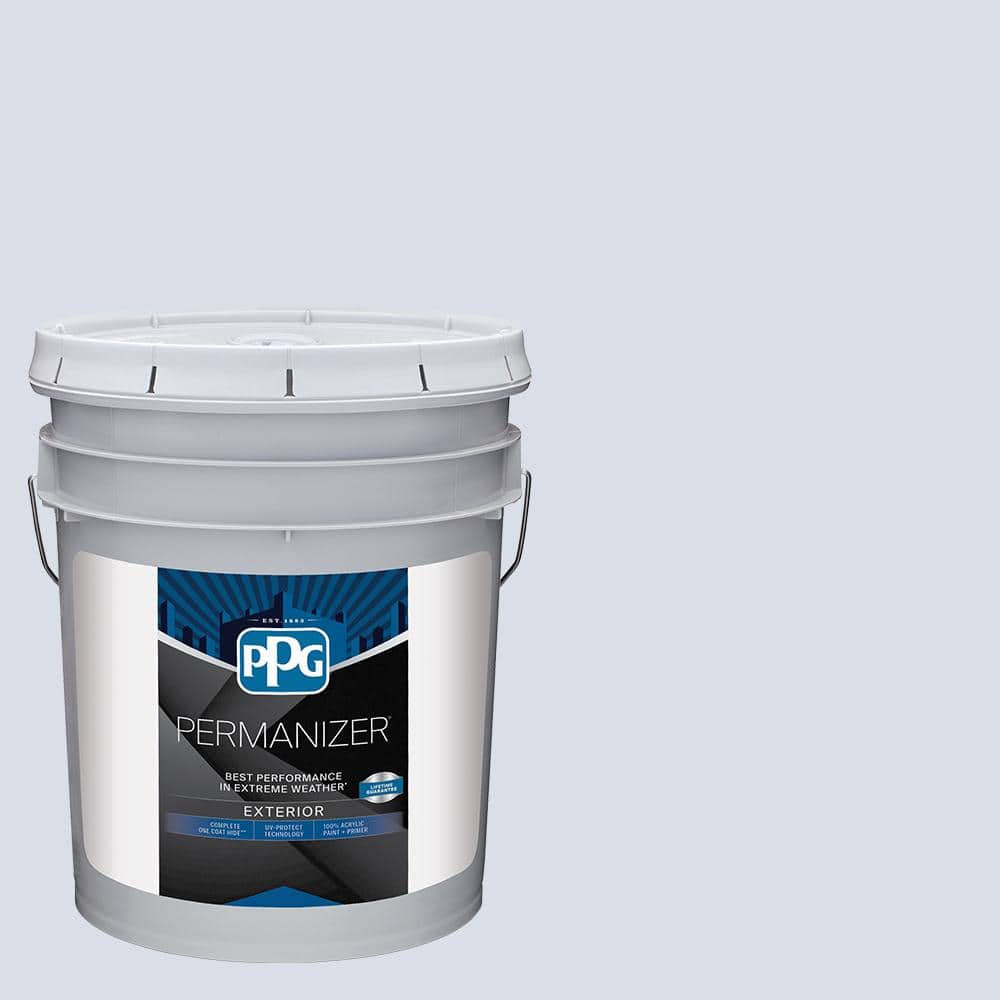 PERMANIZER 5 gal. PPG1171-3 Irradiant Iris Semi-Gloss Exterior Paint ...