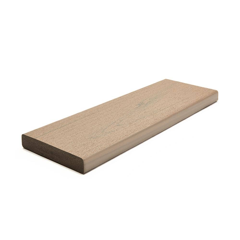 Trex Transcend Lineage 1 in. x 6 in. x 16 ft. Carmel Square Edge ...