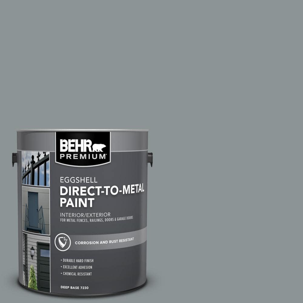 BEHR PREMIUM 1 gal. #HDC-NT-27 Millennium Silver Eggshell Direct to ...
