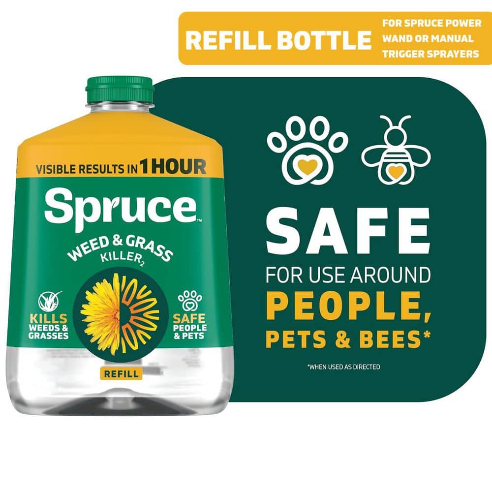 Spruce 64 oz. Snap and Spray Weed and Grass Killer Refill 081012130001 ...