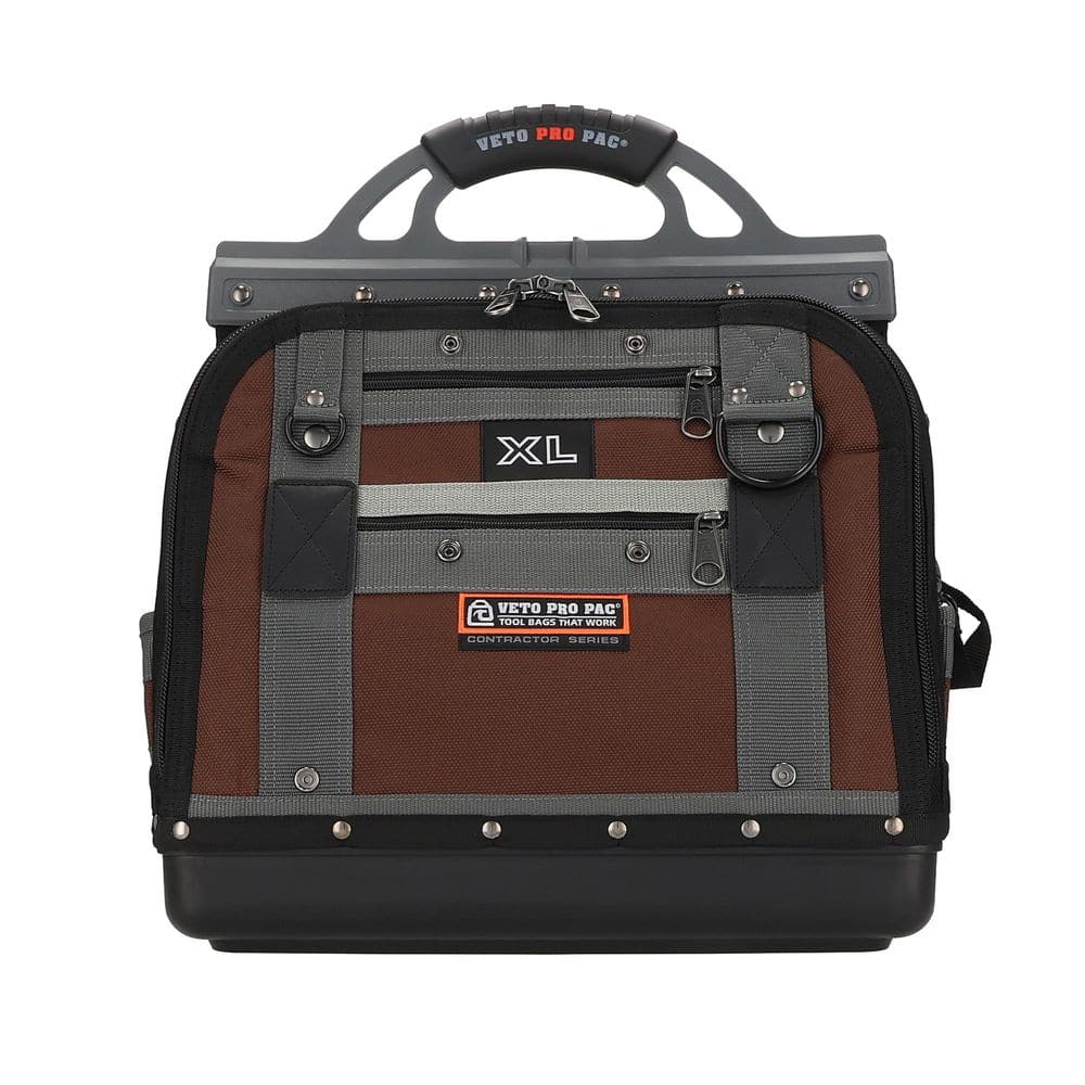 VETO PRO PAC 17 in. 57-Pocket Original Nylon Bag/Tote Padded Handle ...