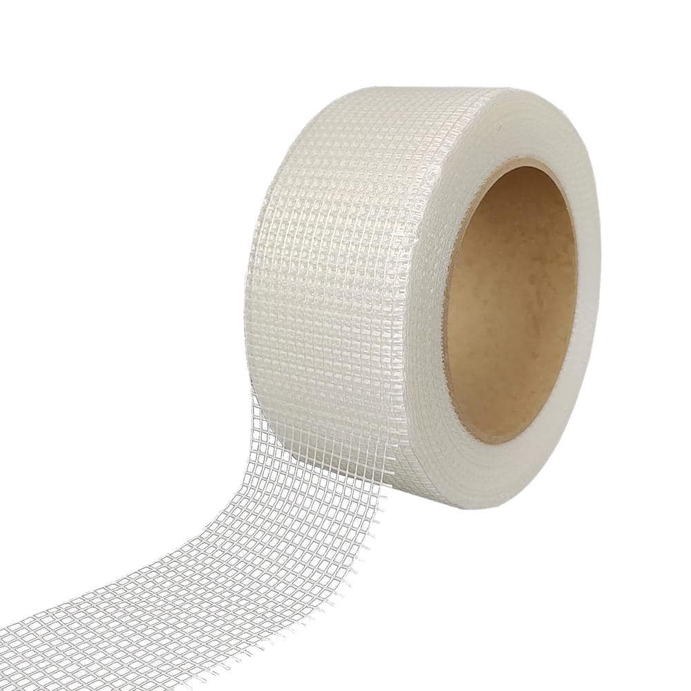 Wellco 7.87 in. x 98 ft. Self-Adhesive Fiberglass Mesh Drywall Joint ...