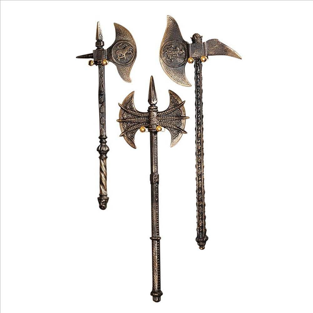 Design Toscano Violet-le-Duc Medieval Knight Cast Iron Battle Pick Axe ...