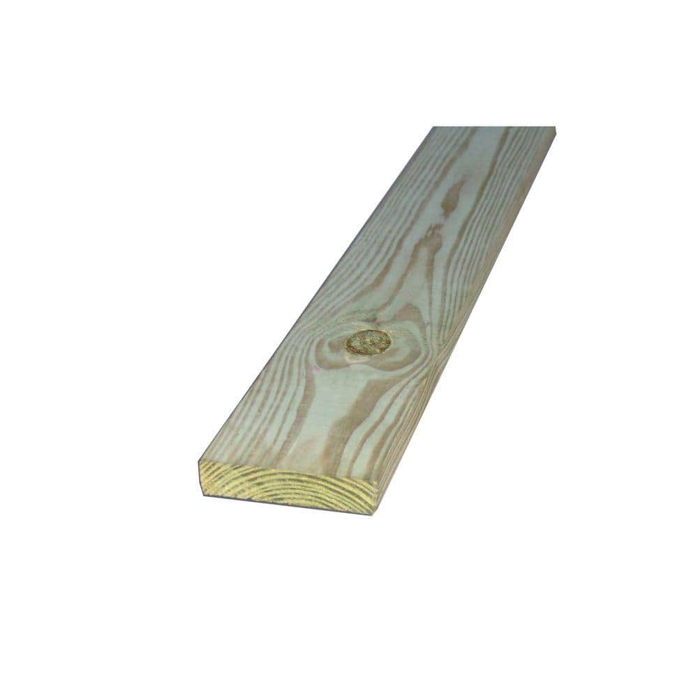 WeatherShield 5/4 in. x 6 in. x 16 ft. Pressure-Treated Premium Pine ...