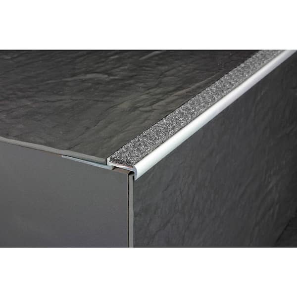 DURAL DIAMONDSTEP 7/16ʺx5/8ʺx5-7/8ʺ Anti-Slip Aluminum Anodized Silver ...