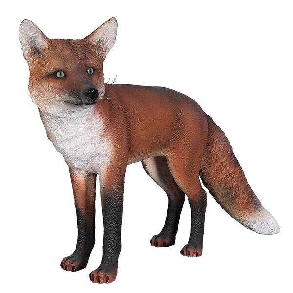 Design Toscano 24 in. H European Red Fox Statue NE100103 - The Home Depot