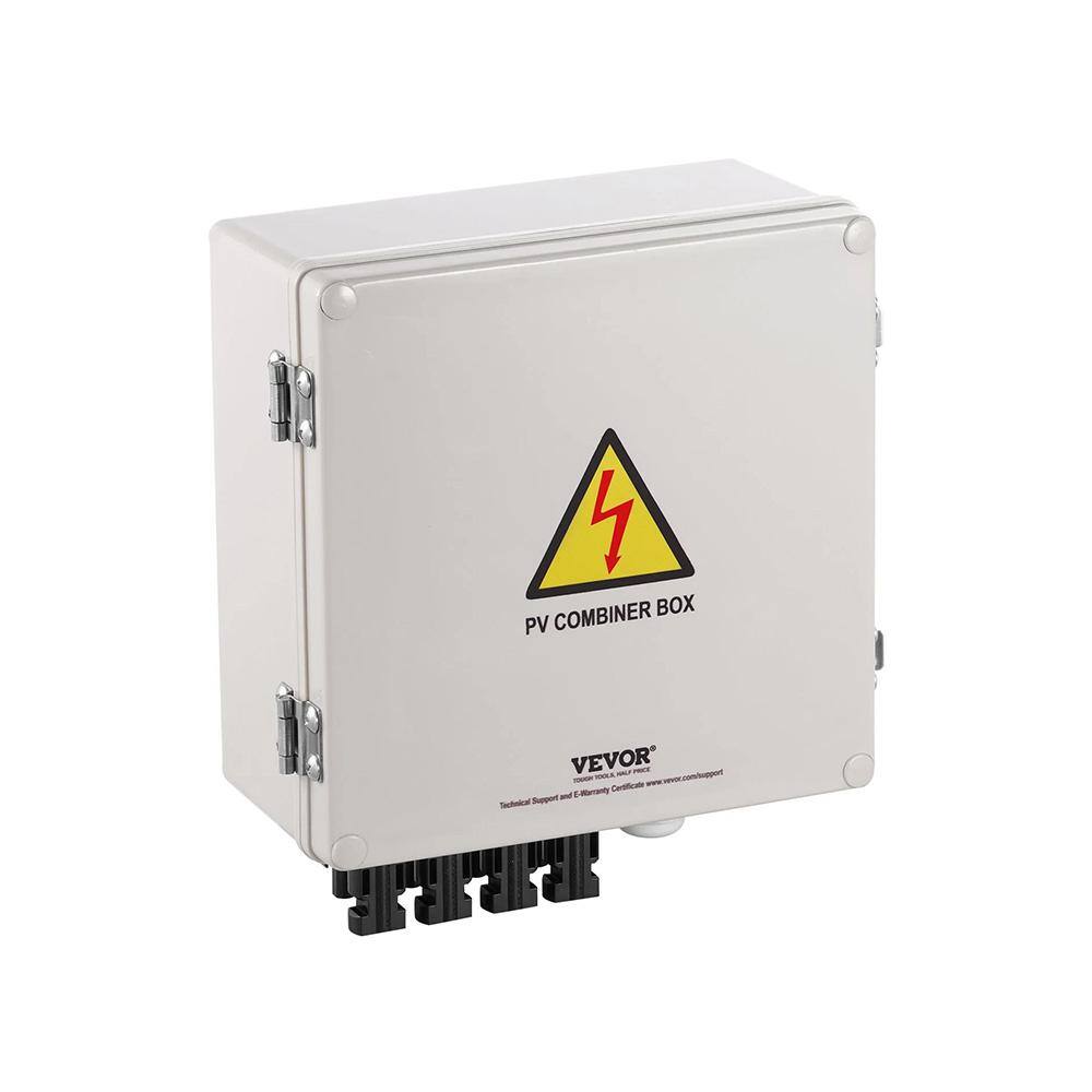 Lukyamzn 4 String 10 Amp Solar PV Combiner Box ABS Case with IP65 ...