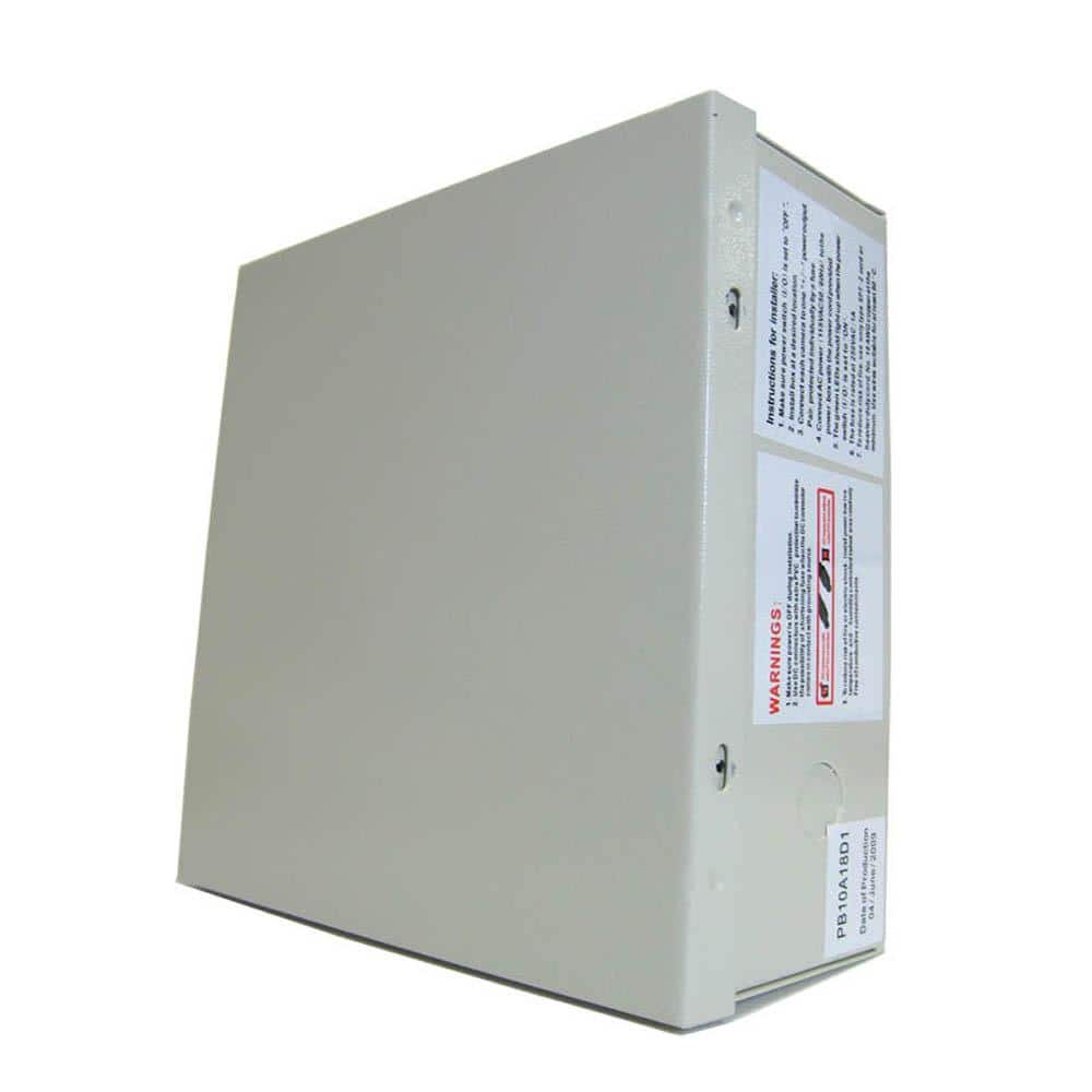 SPT 9-Port 12 Amp CCTV Power Supply Box 15-PB12A9D3B - The Home Depot