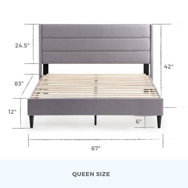 Brookside sara upholstered bed with horizontal channels store
