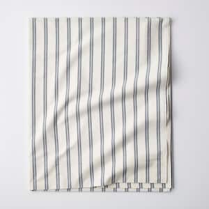 The Company Store Block Plaid Navy 200 Thread Count Yarn-Dyed Cotton ...