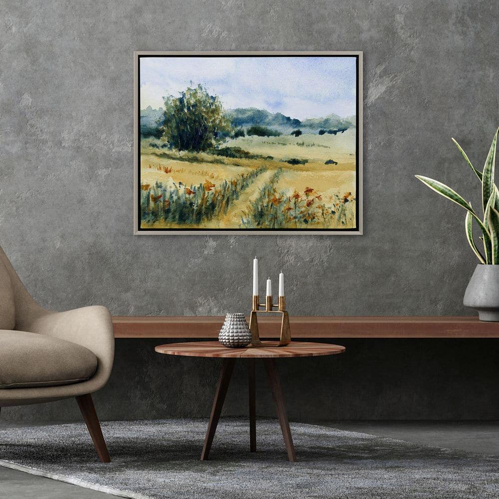 Paragon Loreth 1 Piece Framed Canvas Transfer Travel Art Print 24 in. x ...