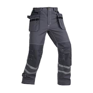 BAUSKYDD Unisex 35 in. W x 30 in. Black Polyester/Cotton Heavy-Duty ...