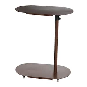 Storied Home Gray Steel Adjustable C Table EC1119 - The Home Depot