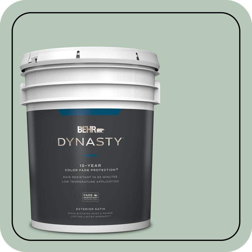 BEHR DYNASTY 5 gal. #S410-3 Ponds Edge Satin Enamel Exterior Stain ...