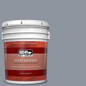 BEHR ULTRA 1 gal. #PPF-28 Blue Dusk Extra Durable Satin Enamel Interior ...