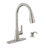 Delta Greydon Single-Handle Pull-Down Sprayer Kitchen Faucet with ...