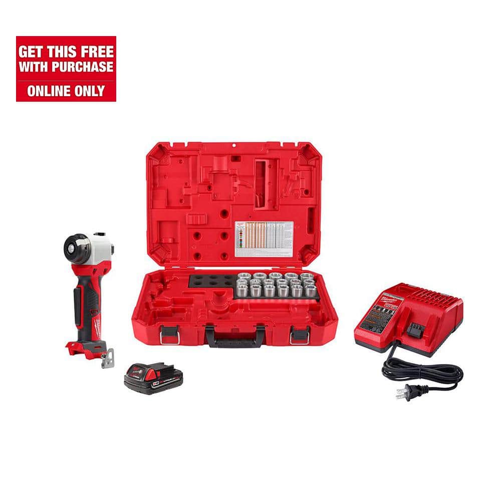 Milwaukee M18 18V Lithium-Ion Cordless Cable Stripper Kit for Cu THHN ...