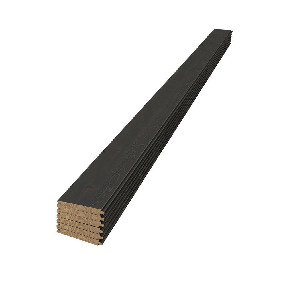 Reviews for Edge 1 in. x 6 in. x 8 ft. Native Woods Gunmetal Dark Gray ...
