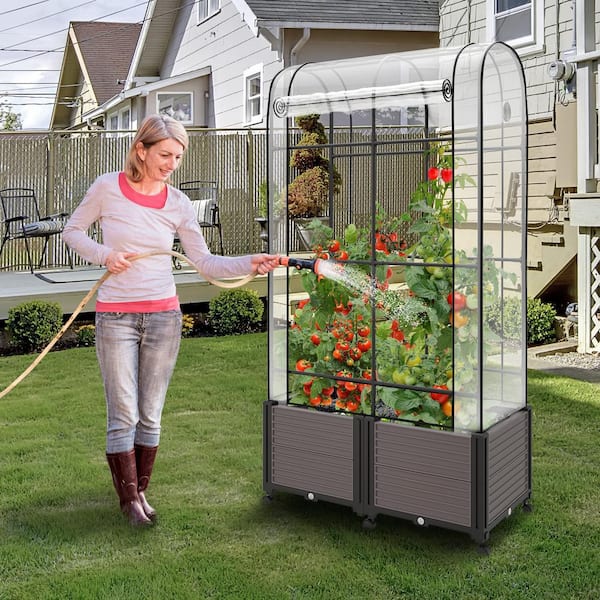 Pvc Vegetable Planter Box ABORON 3 In 1 Raised Garden Bed Planter Box
