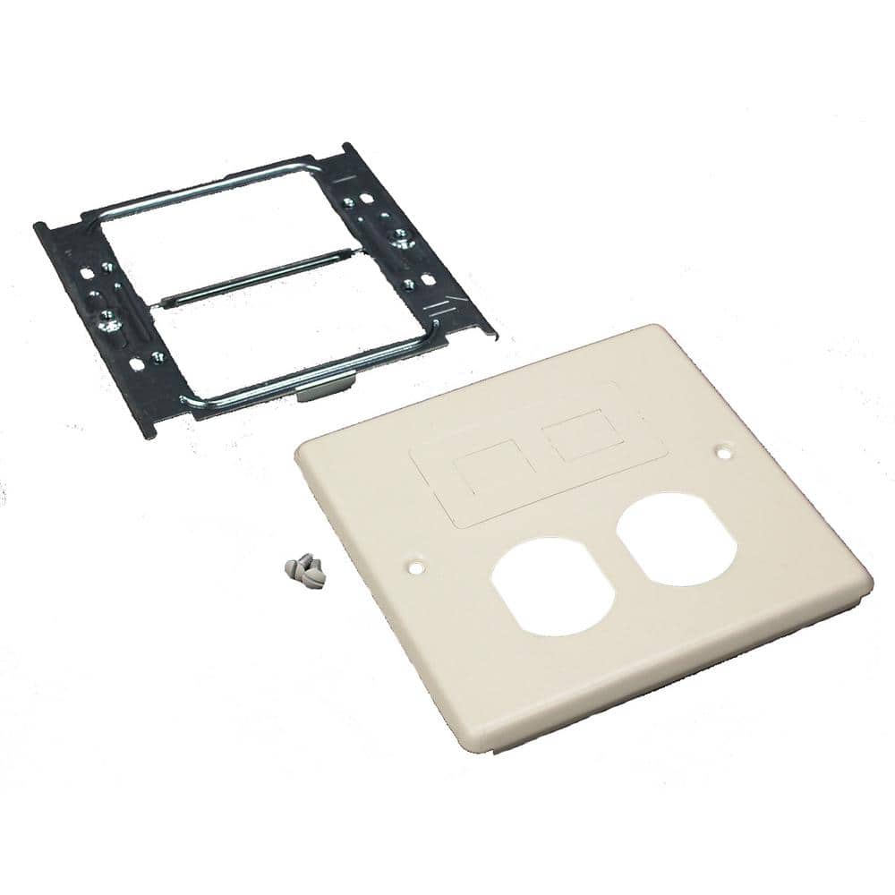 Legrand Wiremold 4047 Series 2-Gang Cover Duplex and Modular Furniture ...