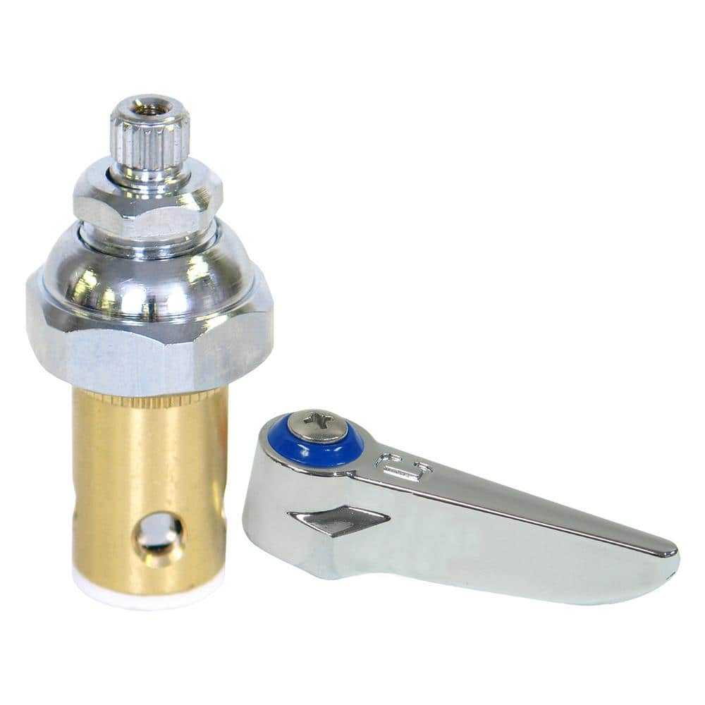 Everbilt 2-15/16 in. 20 pt Broach Cold Side Stem and Handle For T&S ...