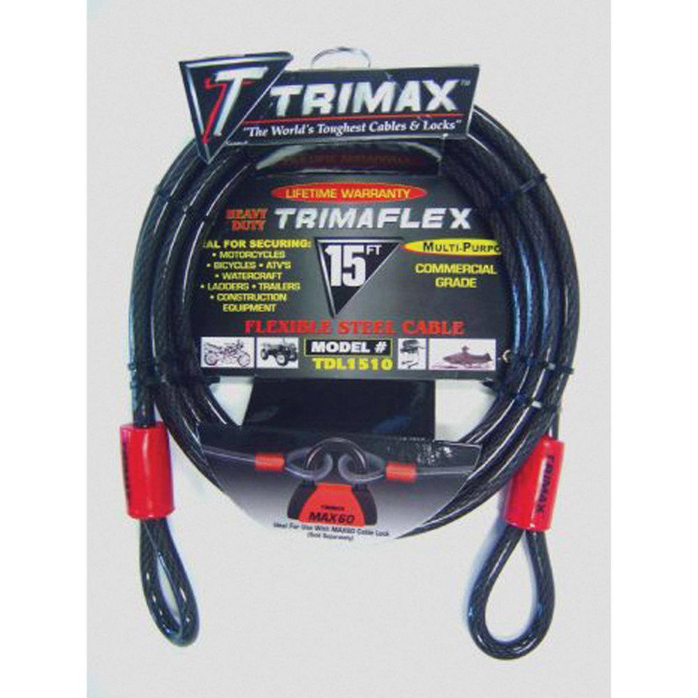 Trimax Trimaflex Dual Loop Multi-Use Cable - 15'-TDL1510 - The Home Depot