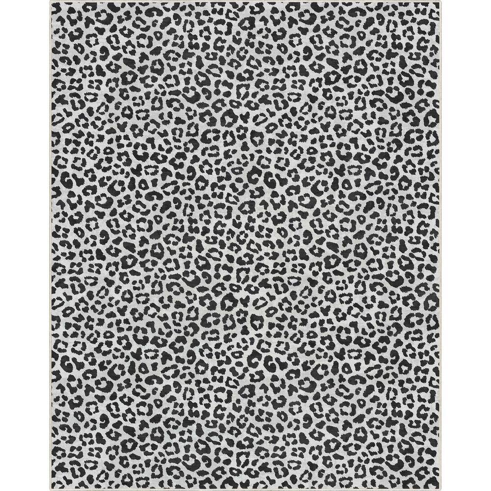 Well Woven Gray 9 ft. 10 in. x 13 ft. Animal Prints Leopard ...