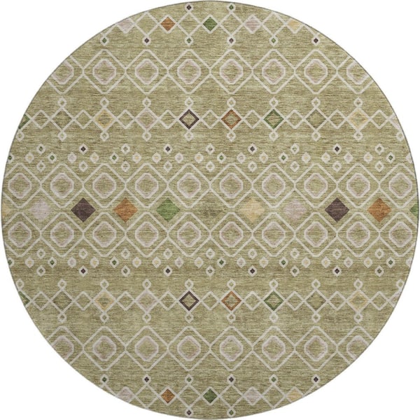 Addison Rugs Mayfield Premium Machine Washable Abstract AMF938 Sage 8 ...