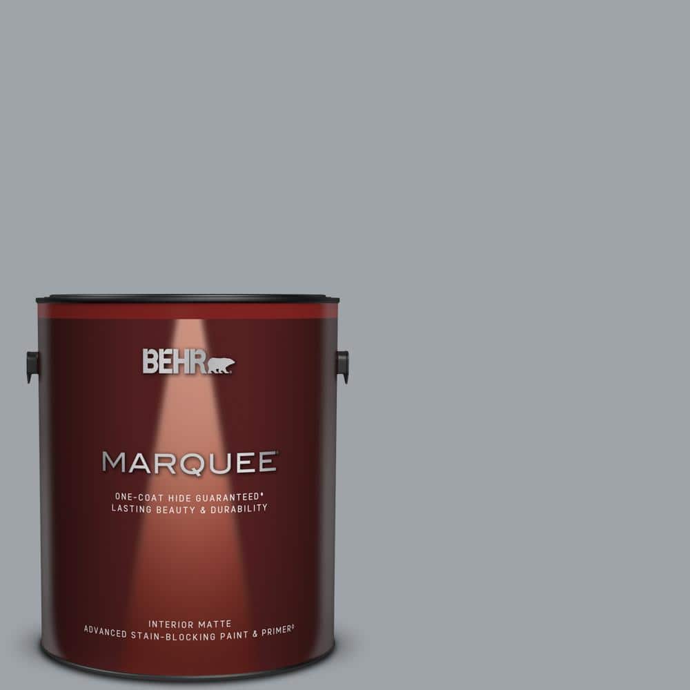 BEHR MARQUEE 1 gal. #N510-4 Supernova One-Coat Hide Matte Interior ...