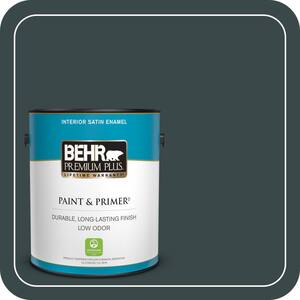 BEHR ULTRA 1 qt. #T14-16 Arboretum Semi-Gloss Enamel Exterior Paint ...