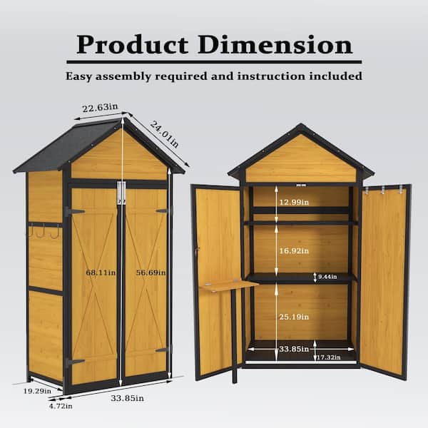 Outdoor tool cupboard store