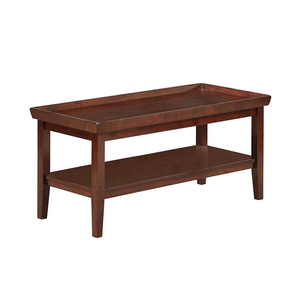 Concepts 42 in Espresso Coffee Table with Shelf CY792V19PH - The Home Depot