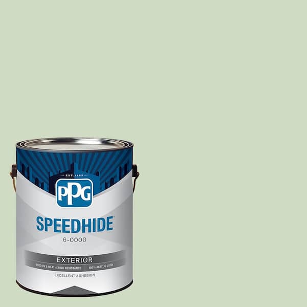 Reviews for SPEEDHIDE 1 gal. PPG1121-3 Pale Moss Green Flat Exterior ...