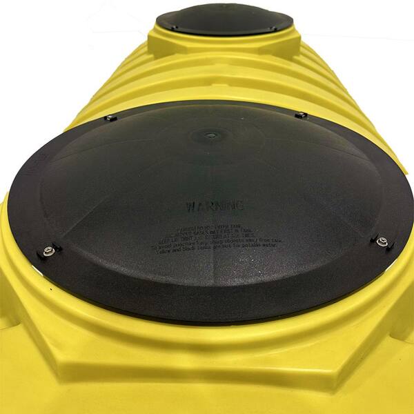 VPC 1000 Gal. Yellow Polyethylene Single Compartment Septic Tank 87 ...