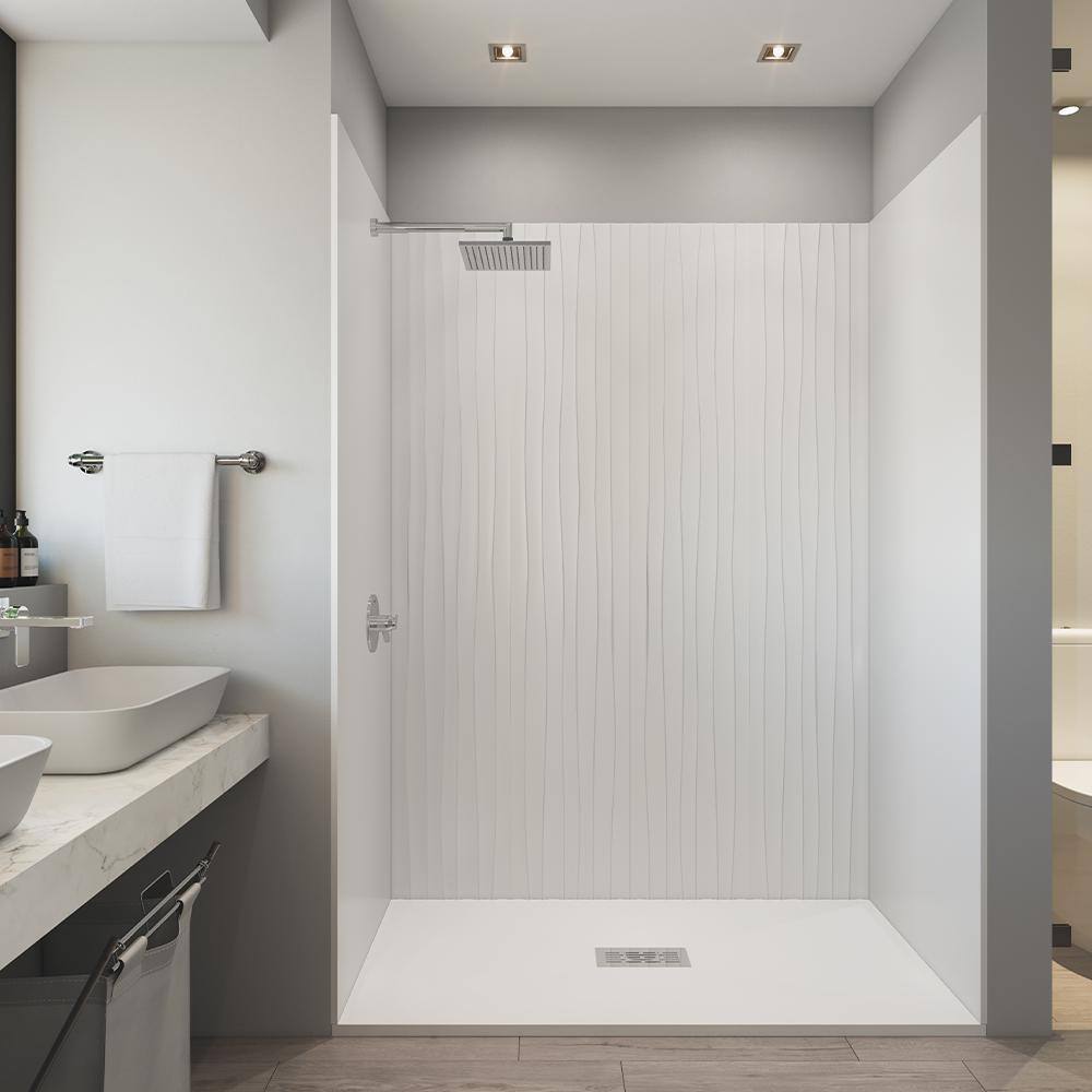 Reviews for CASTICO 60 in. x 32 in. x 84 in. Alcove Solid Composite ...