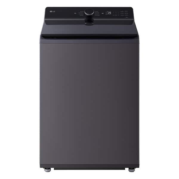 LG 5.5 cu. ft. SMART Top Load Washer in Matte Black with Impeller, Easy ...