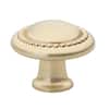 GLIDERITE 1-1/4 in. Champagne Gold Finish Round Beaded Cabinet Knob (10 ...