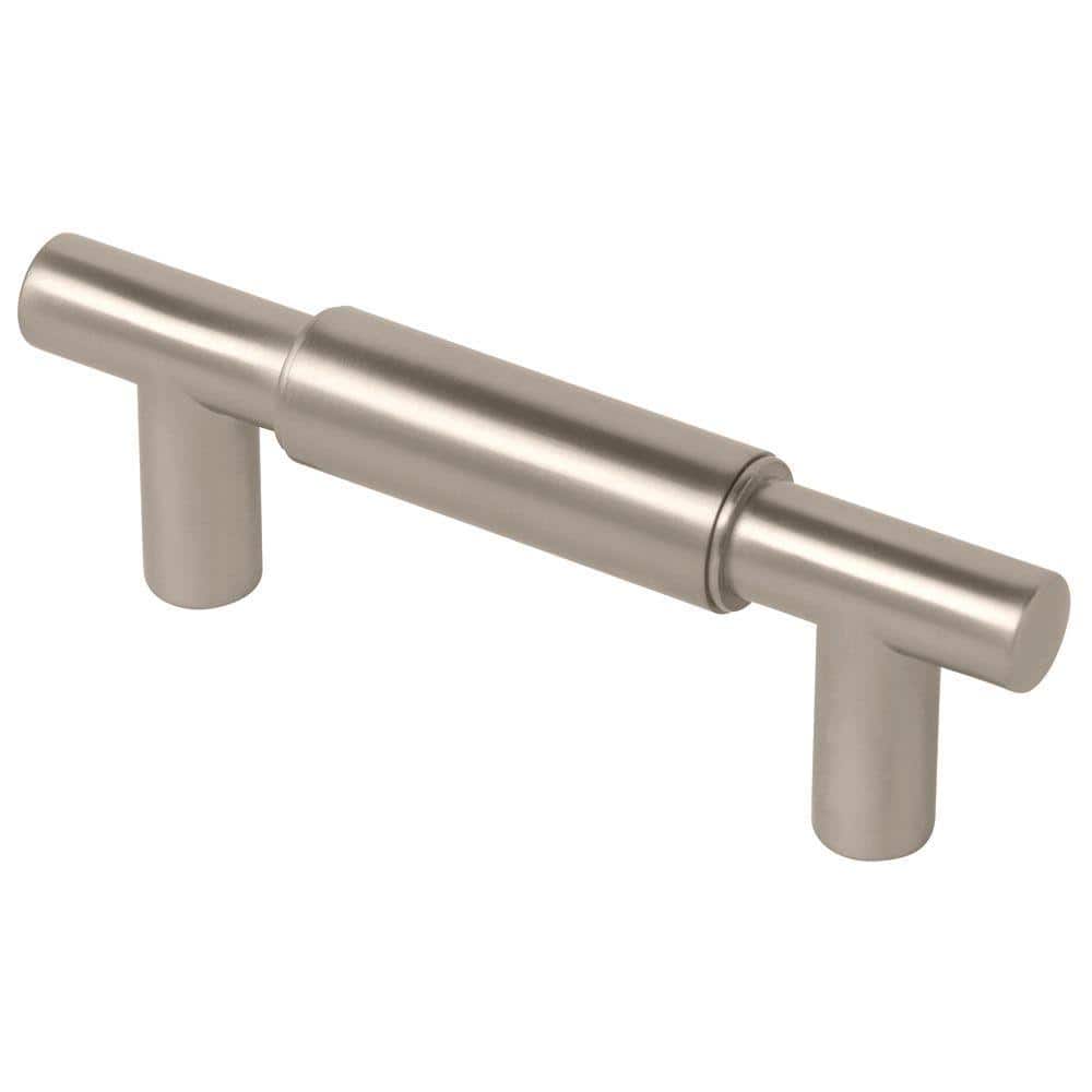Liberty Modern Metal 3 in. (76 mm) Cabinet Drawer Pull in Stainless ...