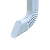 GutterGate Type B 3 in. x 4 in. White Plastic Downspout Extension ...