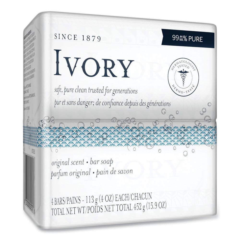 Ivory 4 oz. Original Scent Bar Soap (4/Pack, 18-Packs/Carton) PGC82757 ...