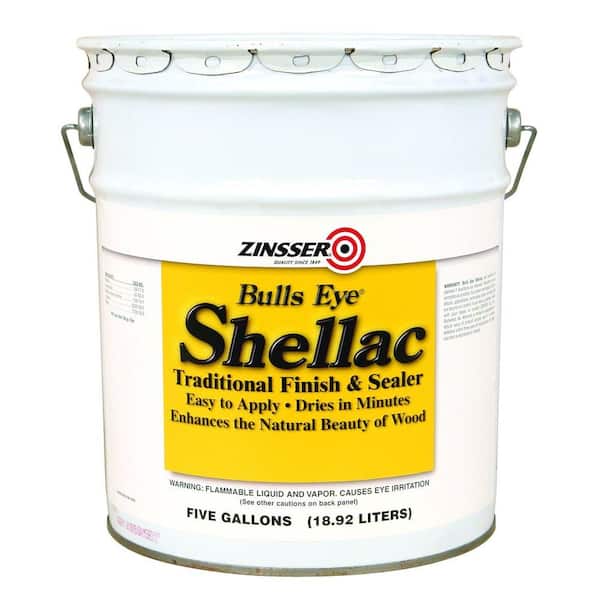 Zinsser 5 gal. Amber Shellac Traditional Finish and Sealer-700 - The ...