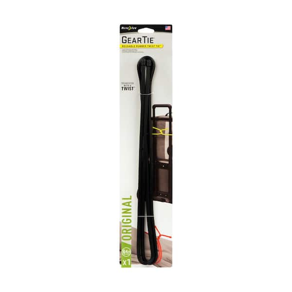 Nite Ize 64 in. Rubber Twist Tie GT64-01-R6 - The Home Depot