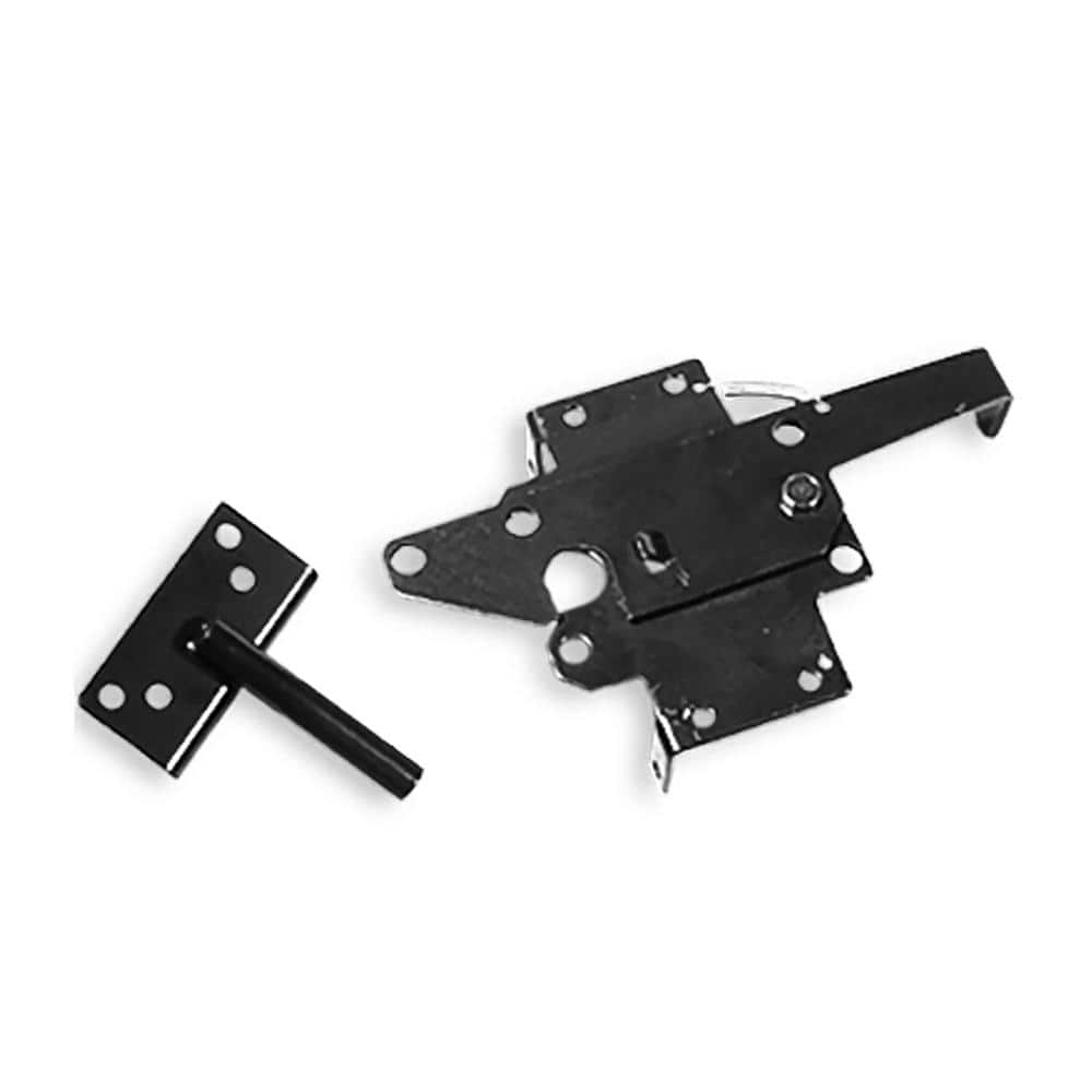 Illusions Hatchet Latch Black Stainless HLSS - The Home Depot